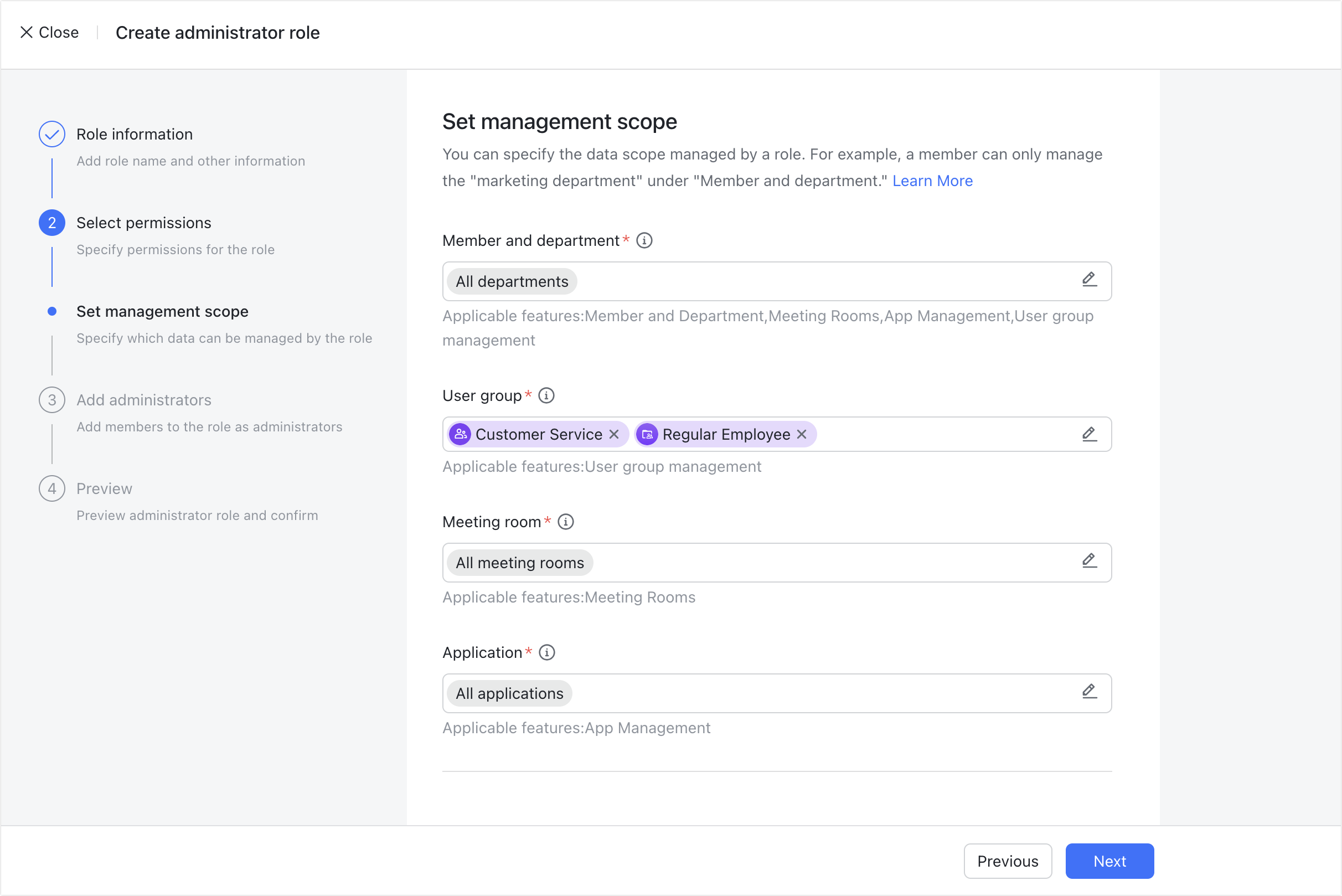 Admin | Add administrators and create administrator roles