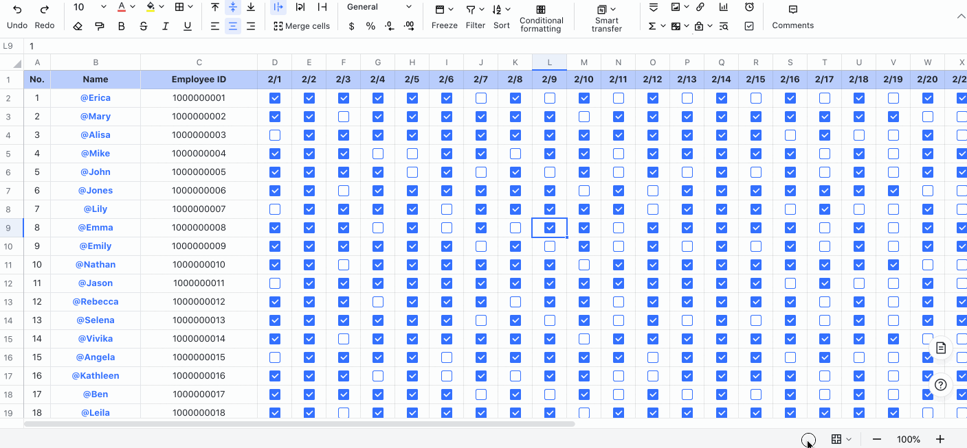 V3.44 Crosshair highlight selected cells in Sheets