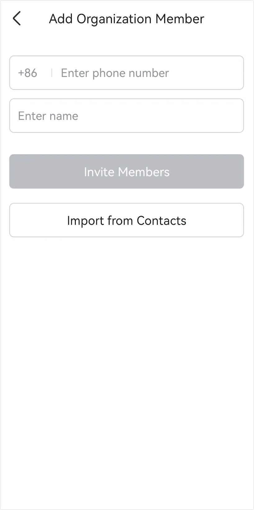 Invite members to join an organization