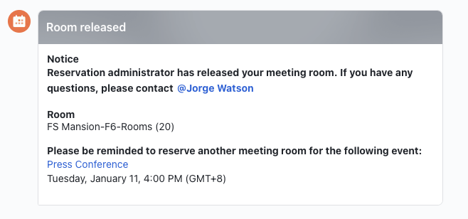 Set up meeting room reservation administrators