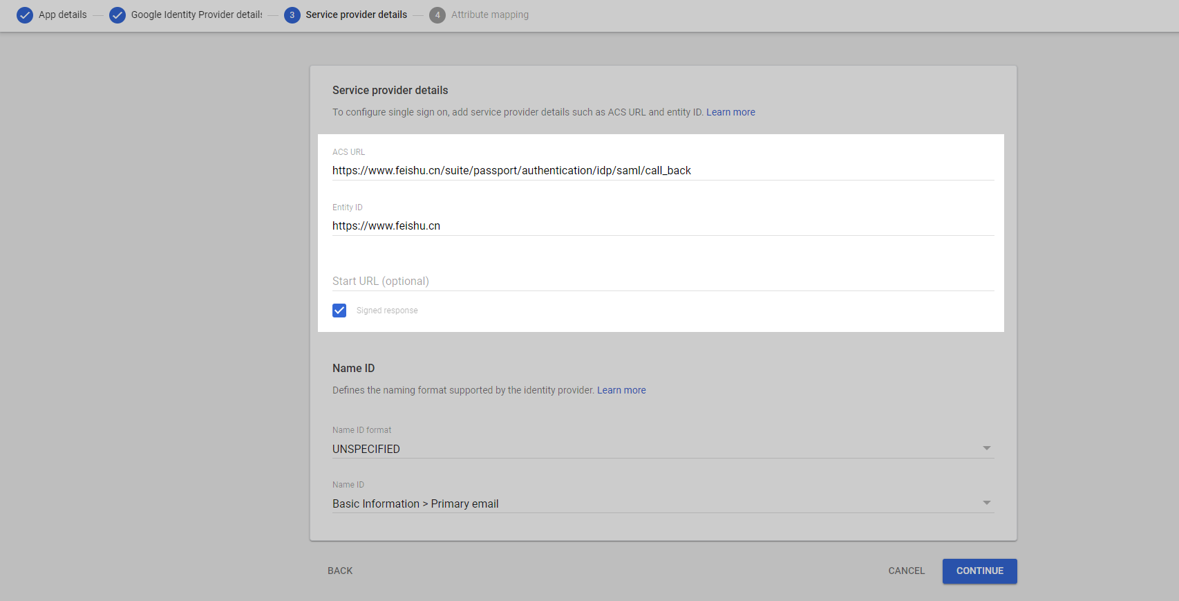 Configure SAML 2.0 SSO login (use Google Workspace IdP)
