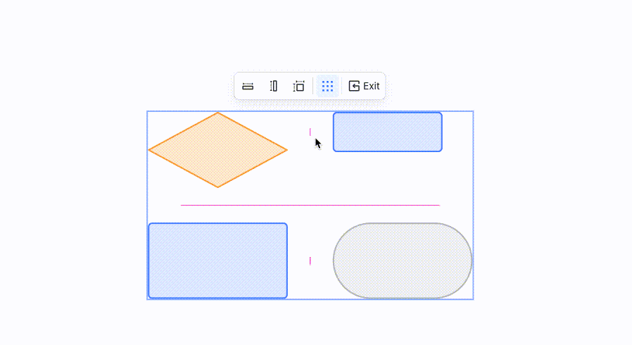 Batch edit shapes on a board
