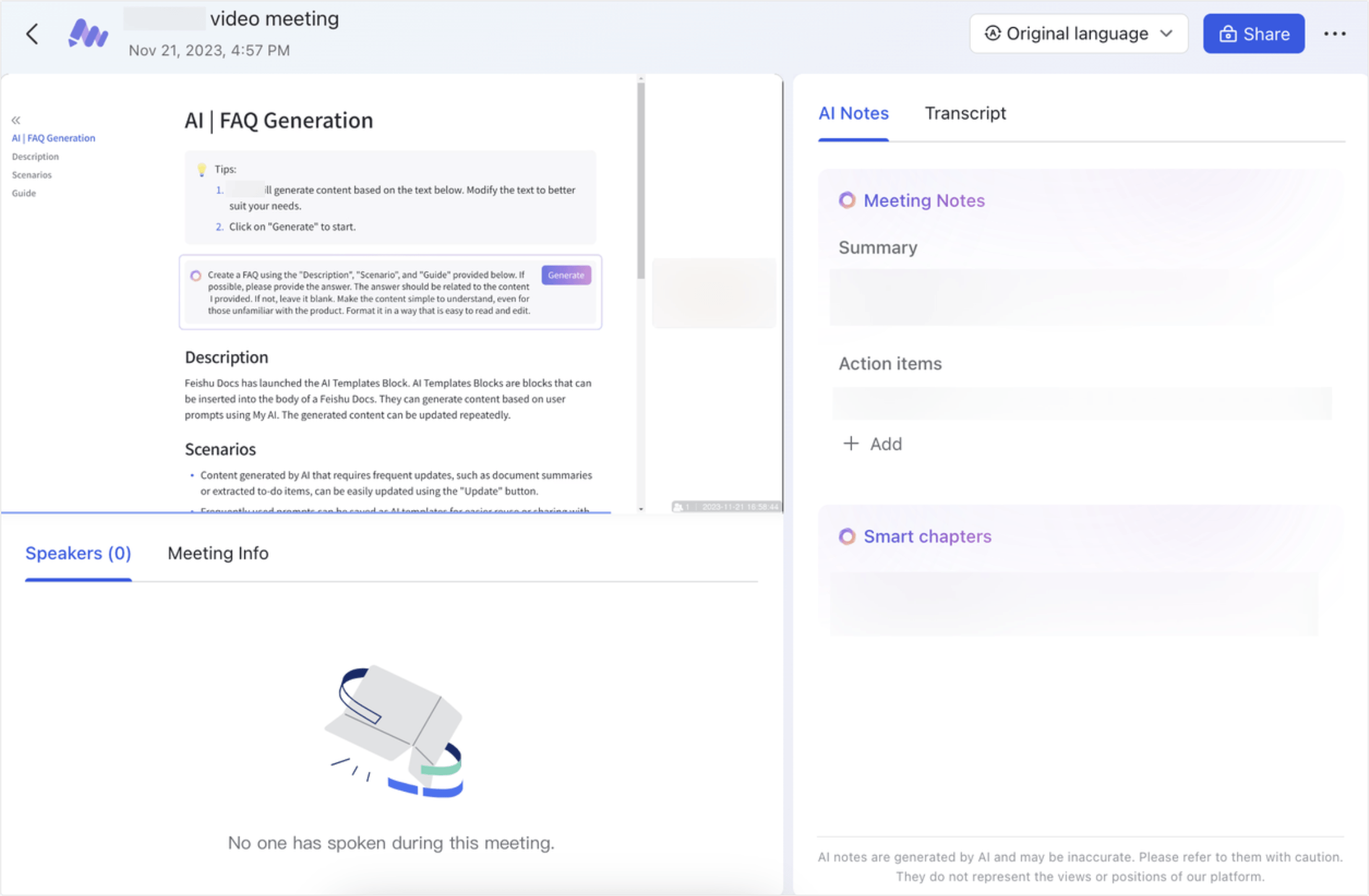 AI Companion user manual