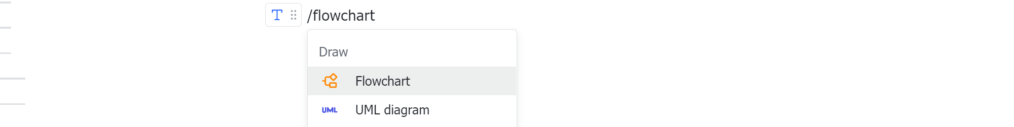 Draw flowcharts and UML diagrams in Docs
