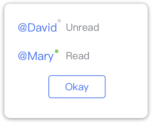 Check read or unread status of messages