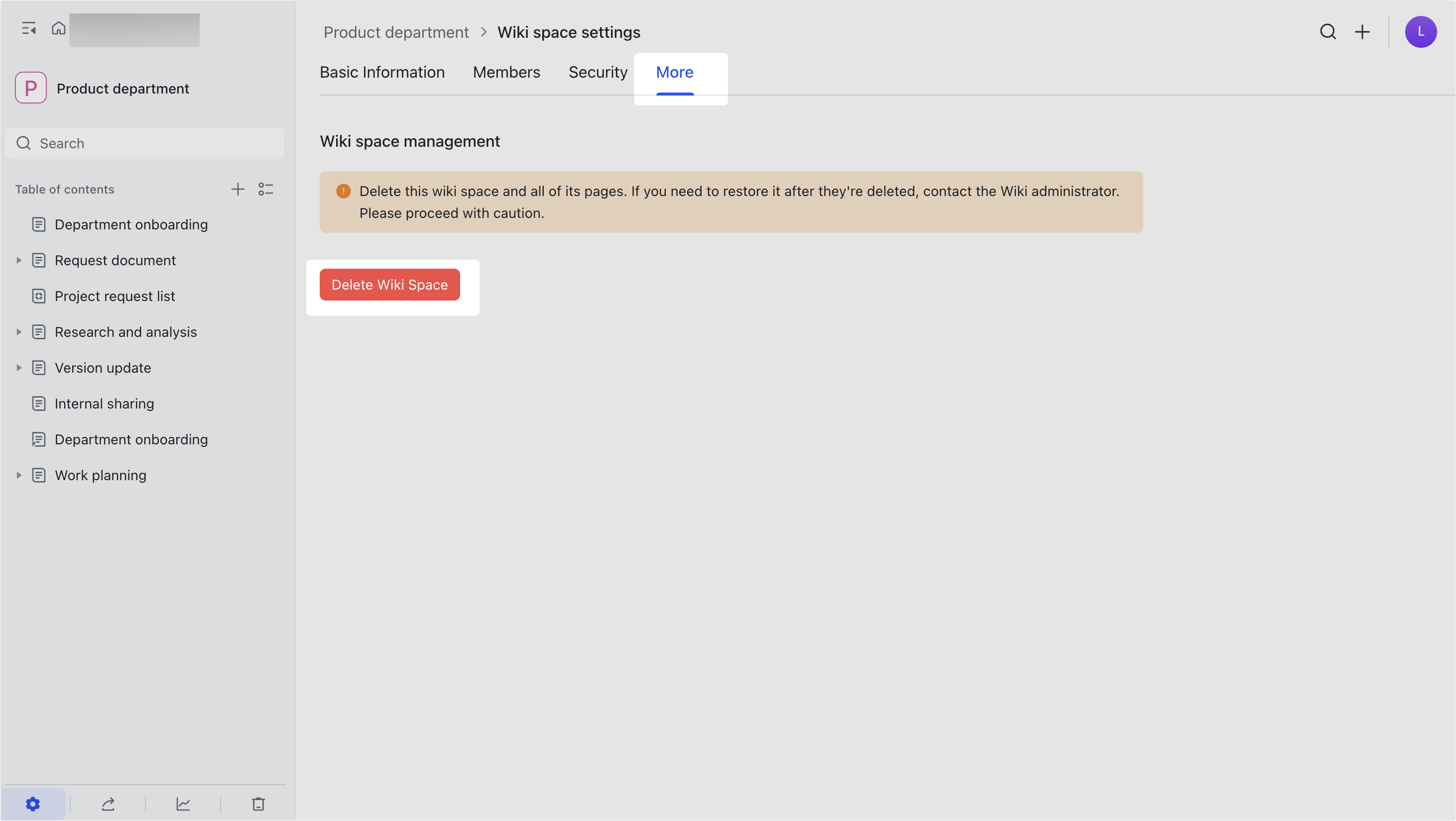 Admin | Get started with managing Wiki