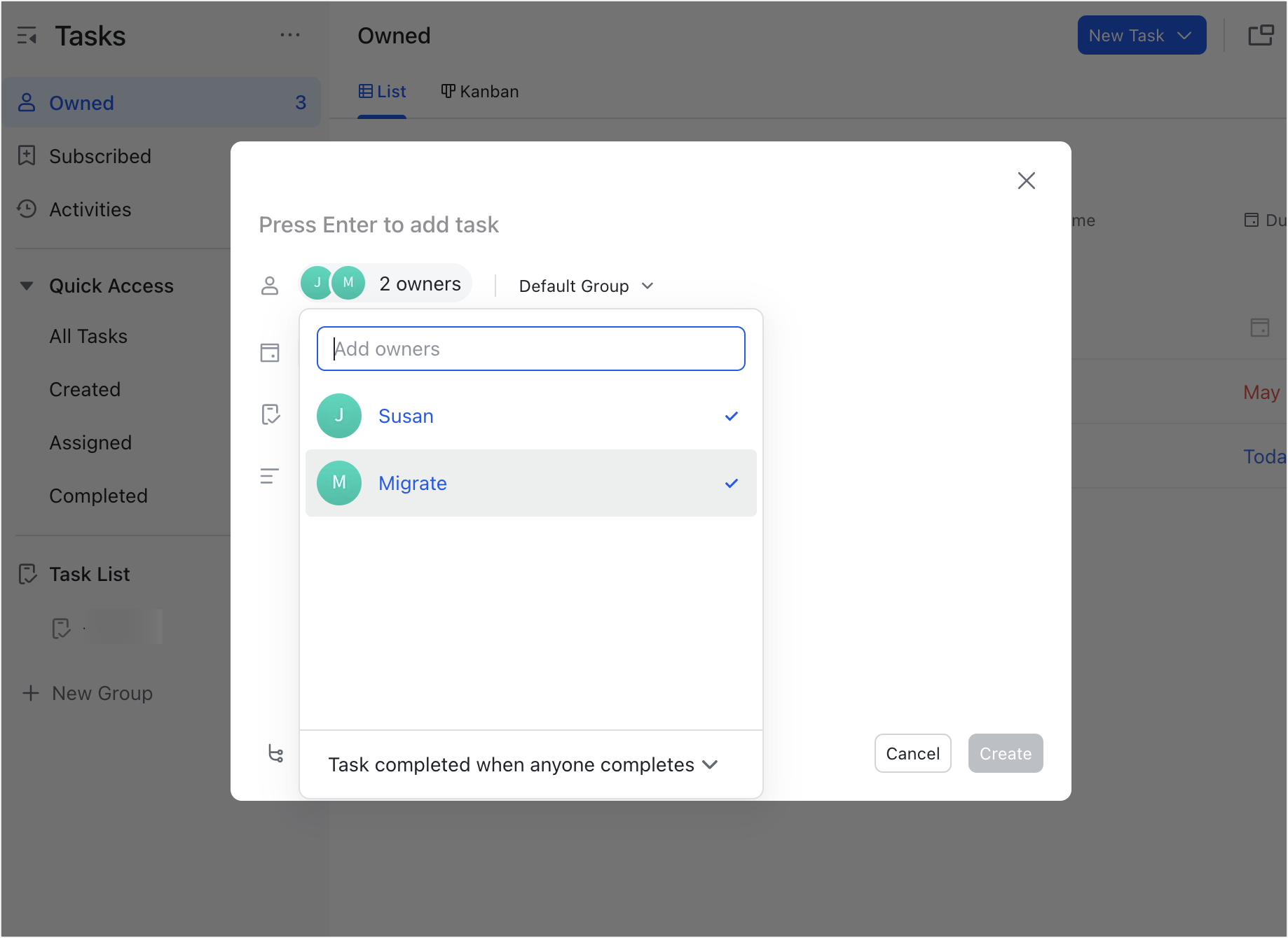 Get started with Tasks