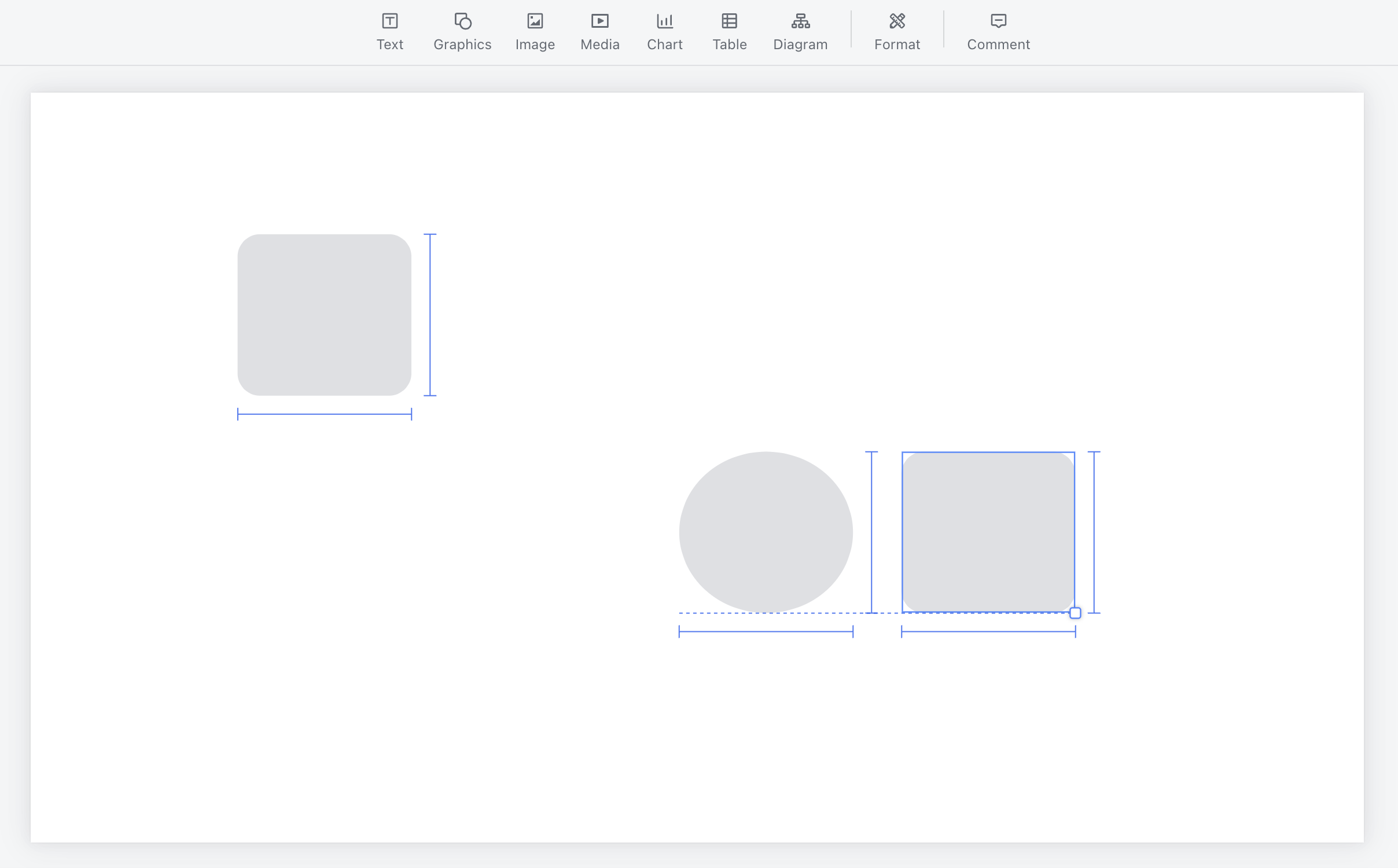 Lines guides in Slides