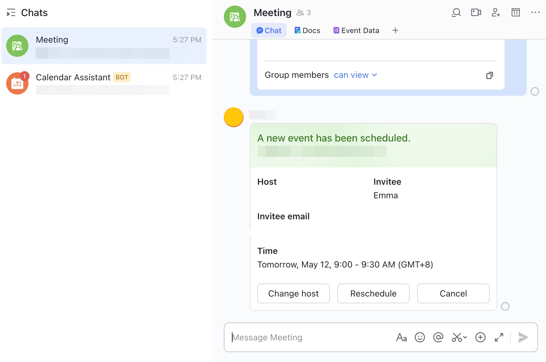 Set up Round Robin meetings