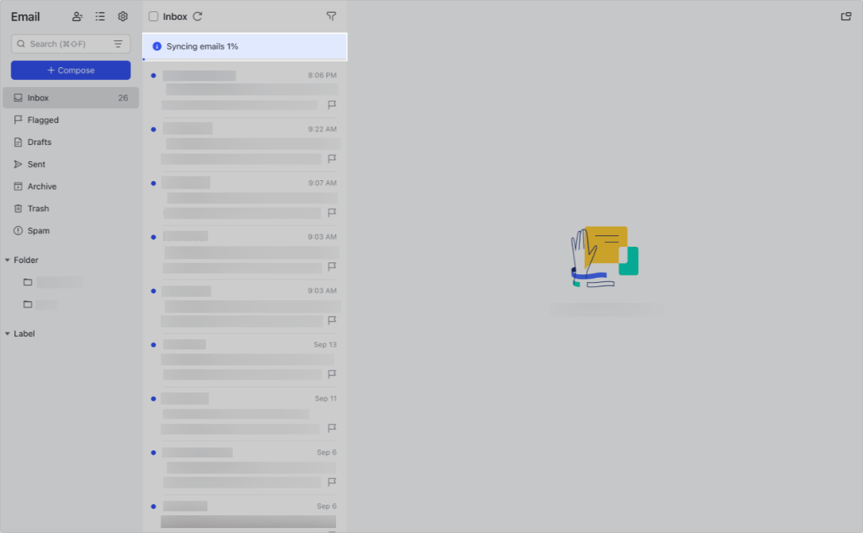 Log in to other business email accounts in Feishu Mail