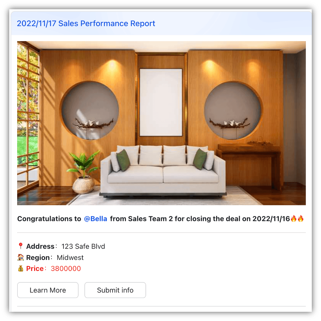 Sending sales reports to groups - Base automation use case