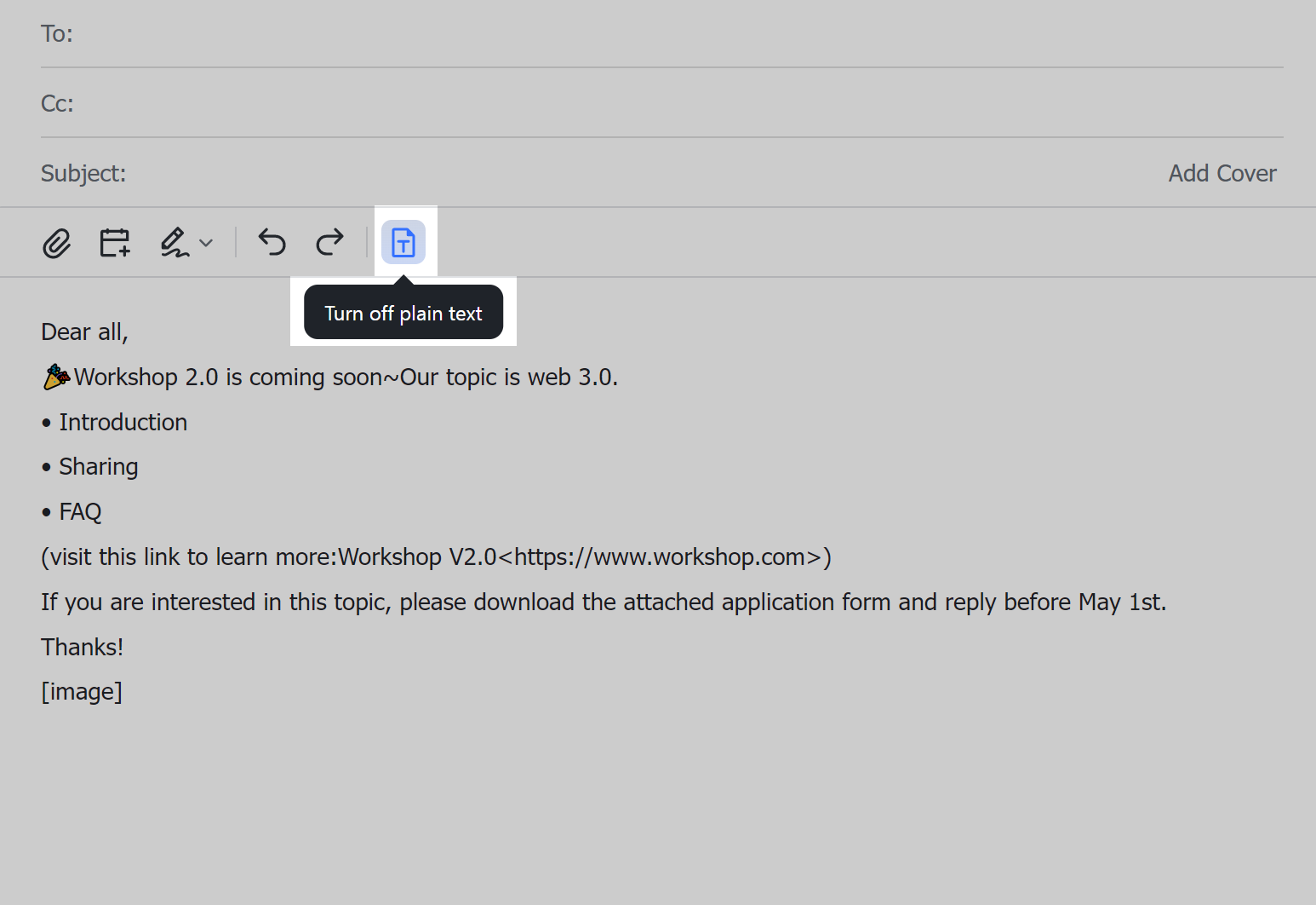 turn-on-plain-text-mode