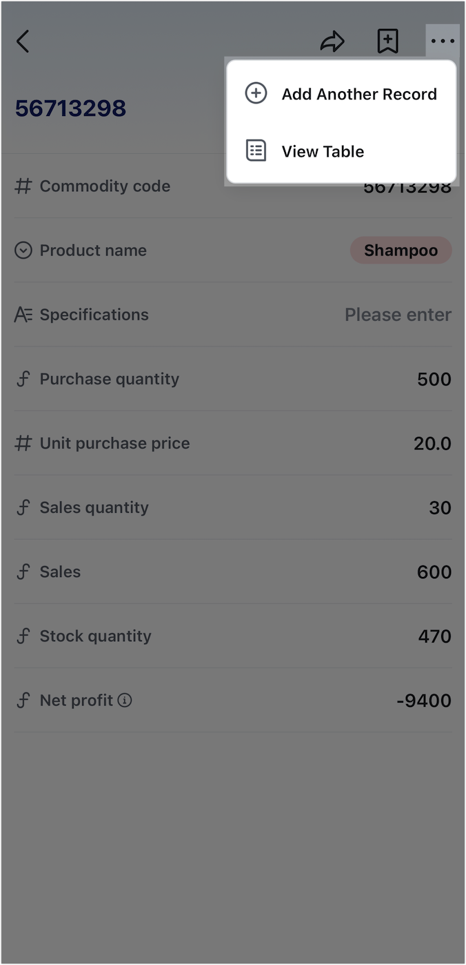 Quick add new Base records