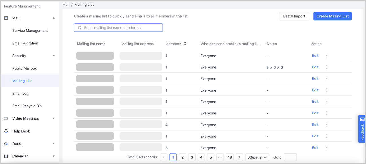 Email administrator user guide