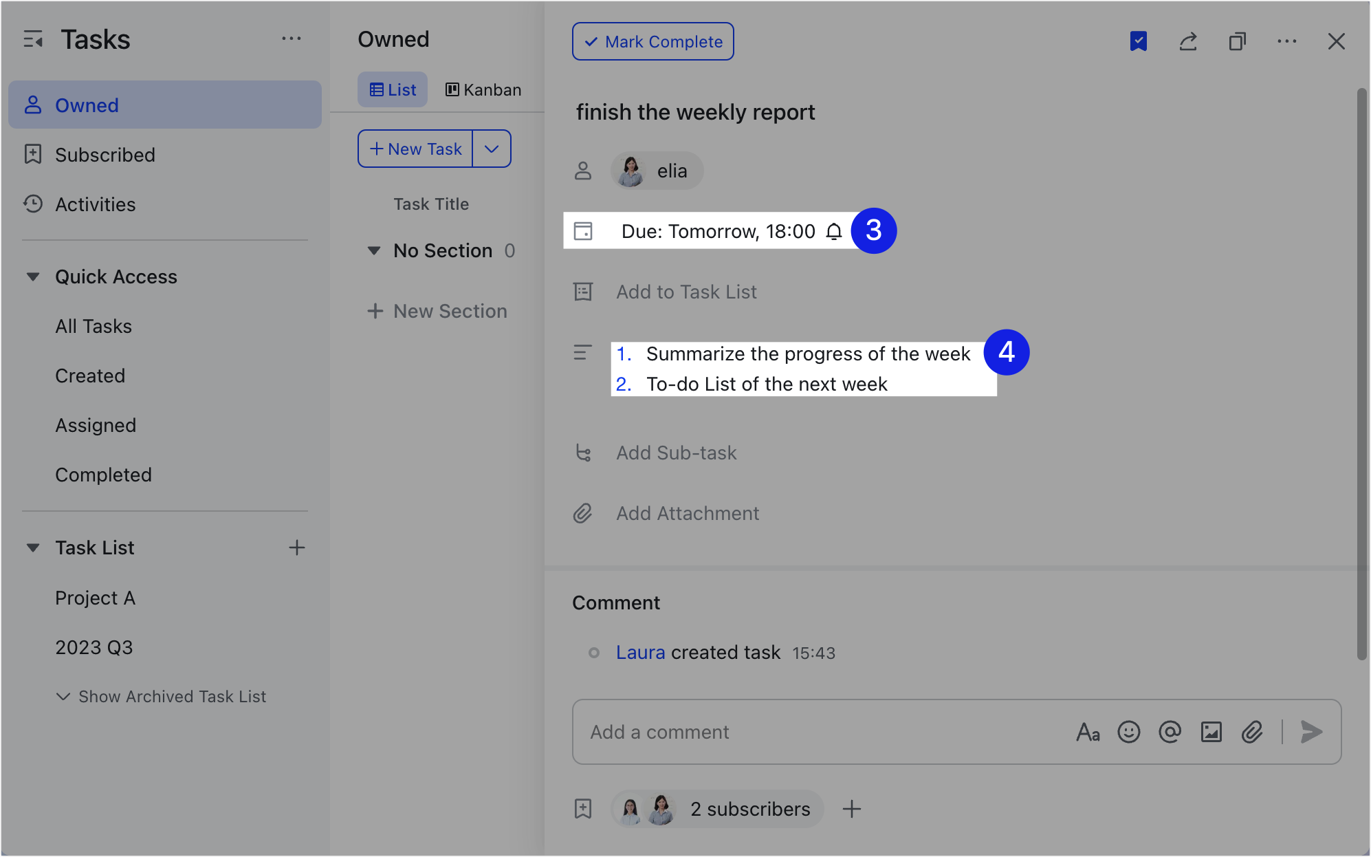 Get started with Tasks