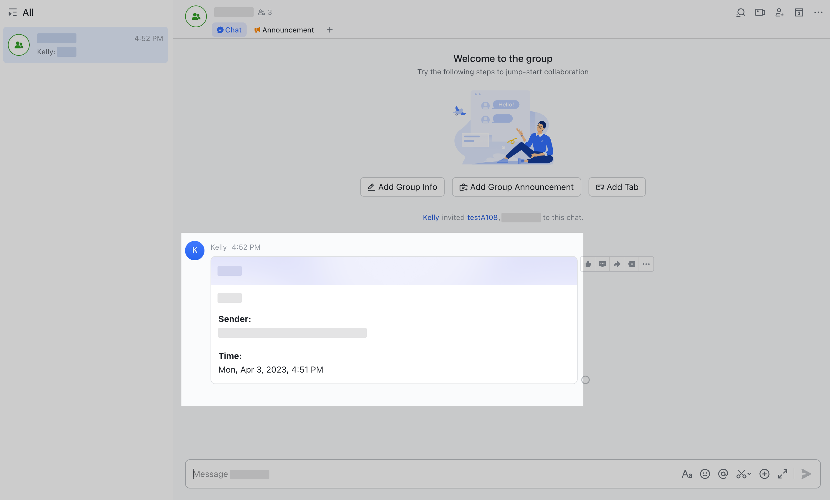Automatically share emails to chats Automatically share emails to chats