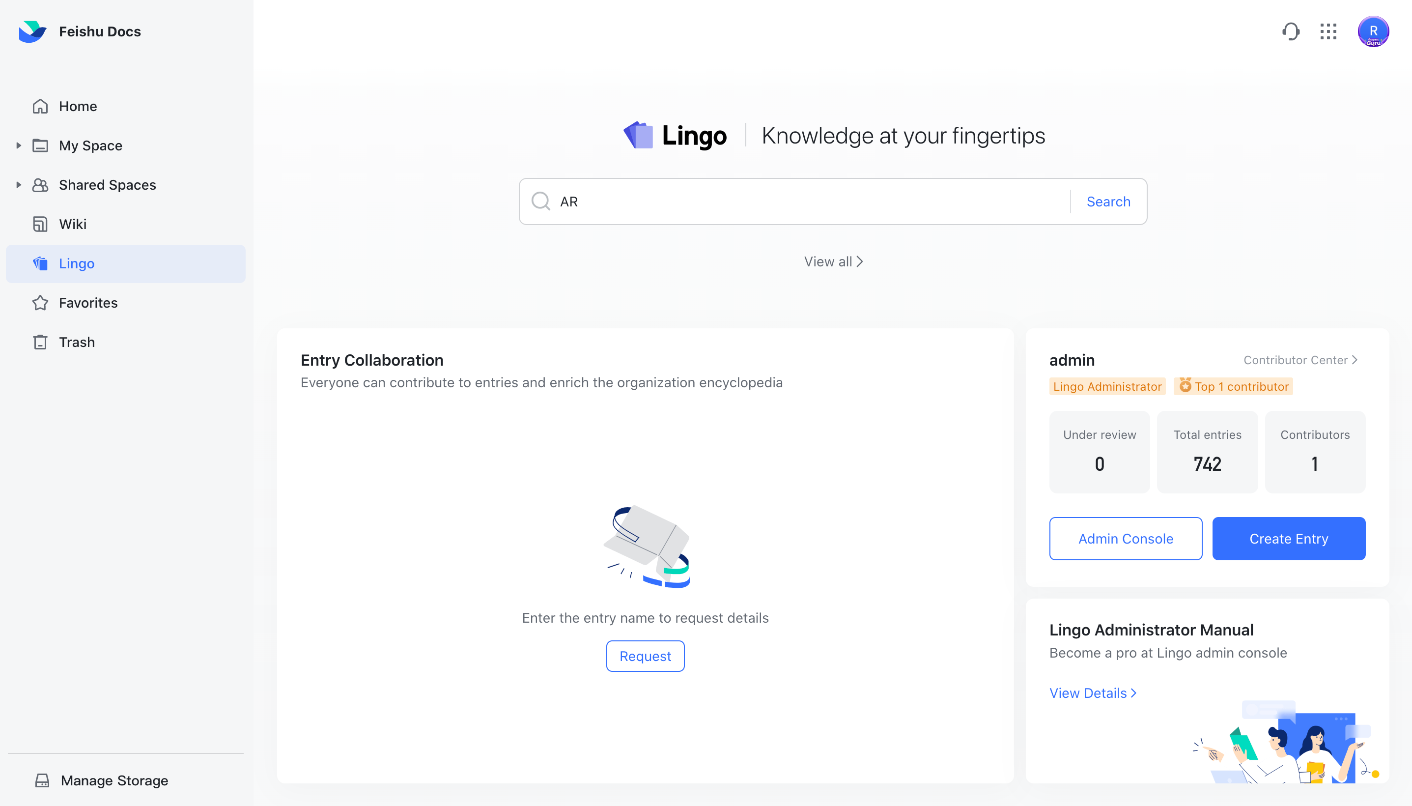 Get Lingo entry links