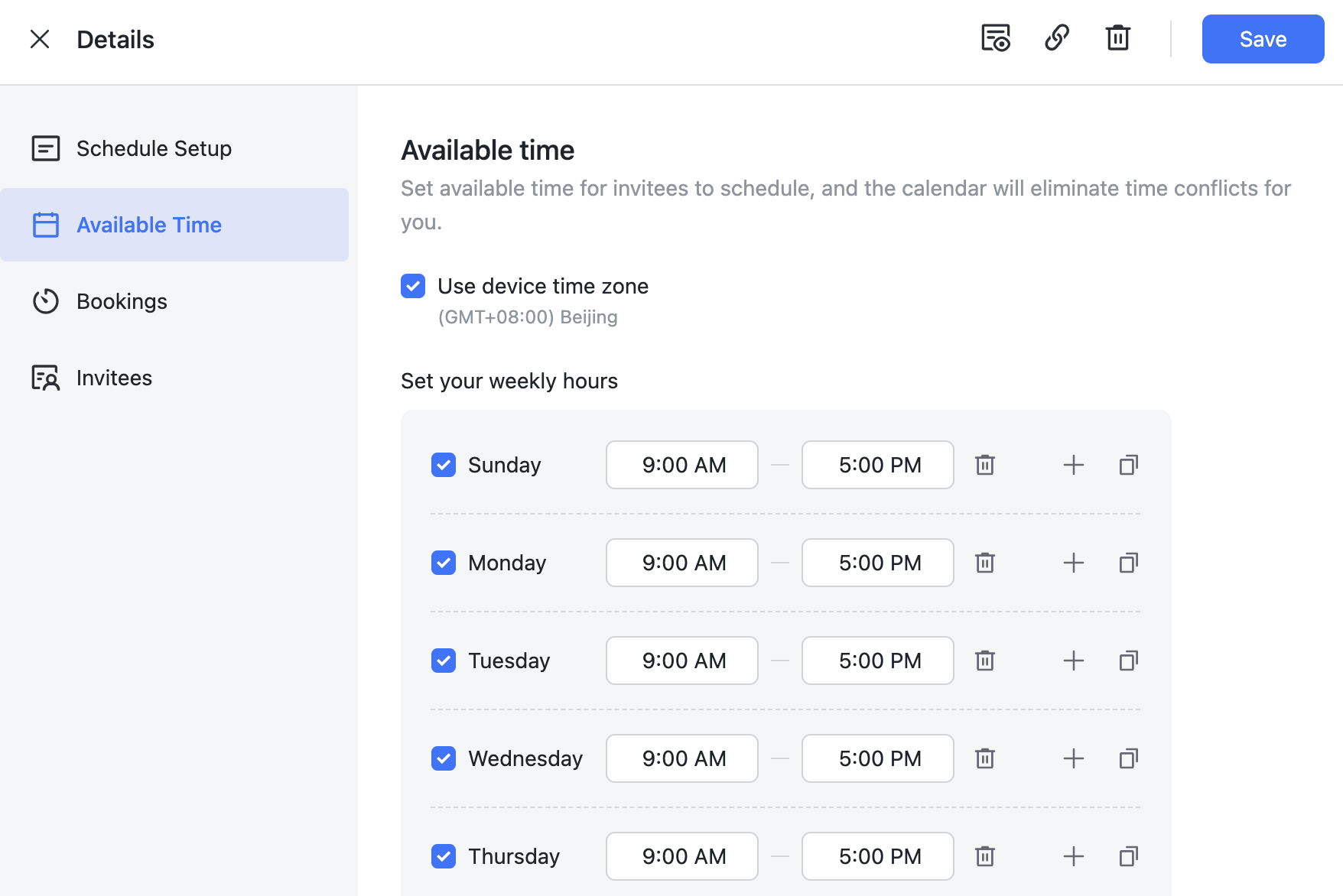 Use the Scheduler in Calendar