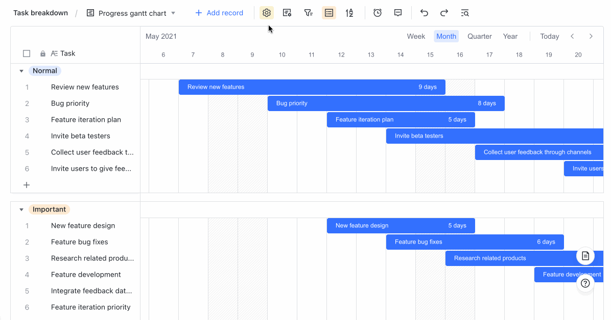 Use an attachment field in Base