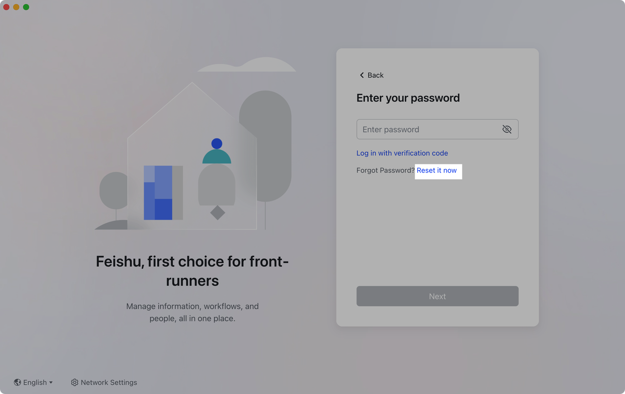 Set or change your login password