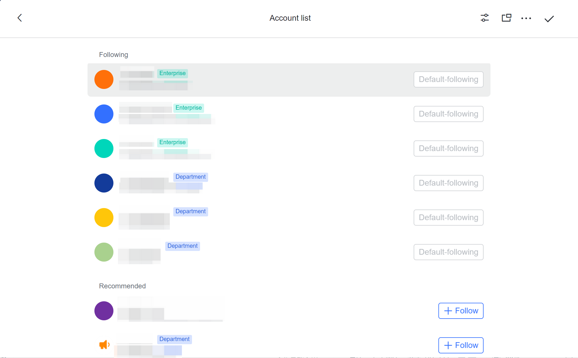 Discover and follow Subscriptions accounts