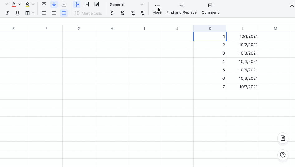 Use conditional formatting in Sheets