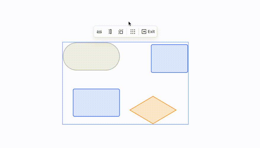 Batch edit shapes on a board