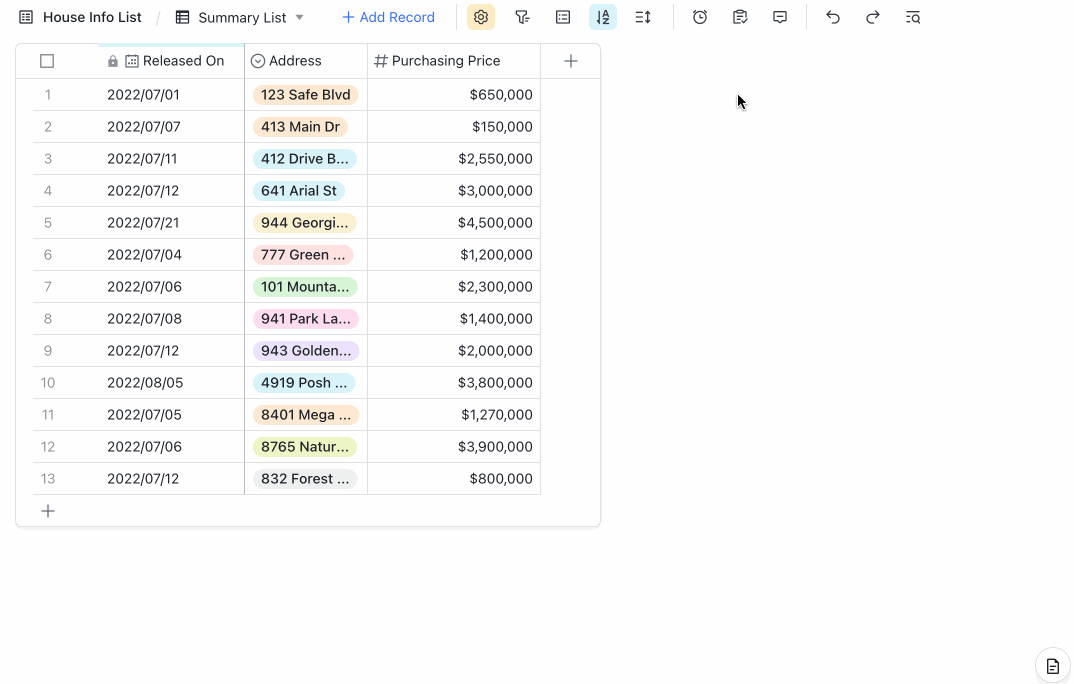 Use currency fields in Base