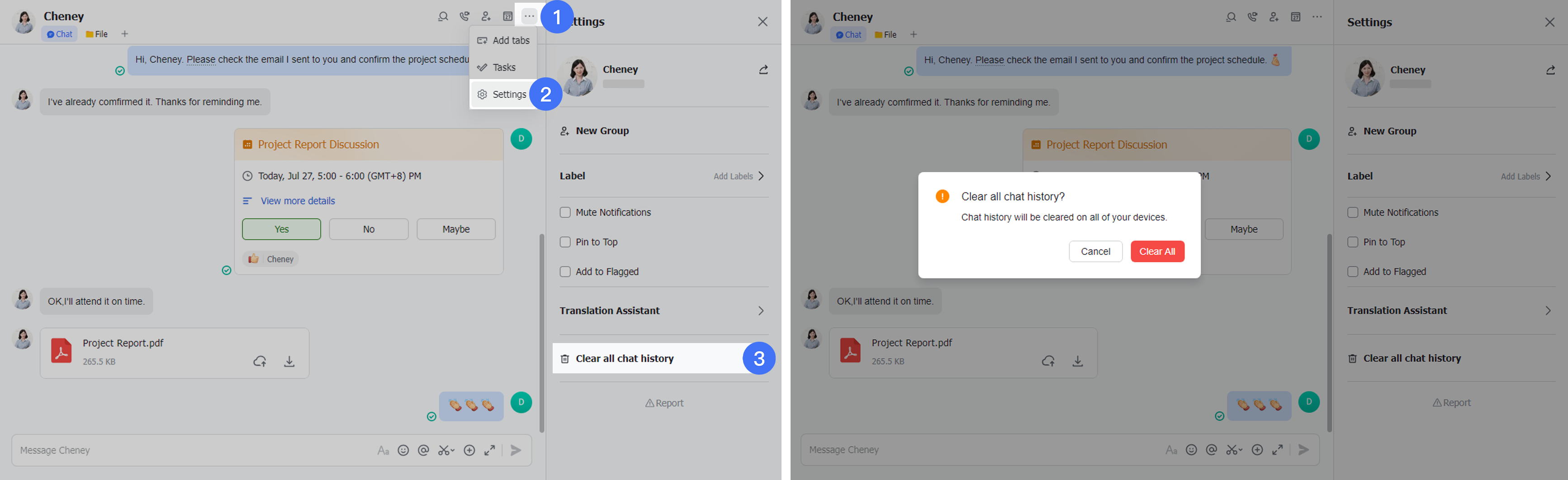 Messenger Change Log