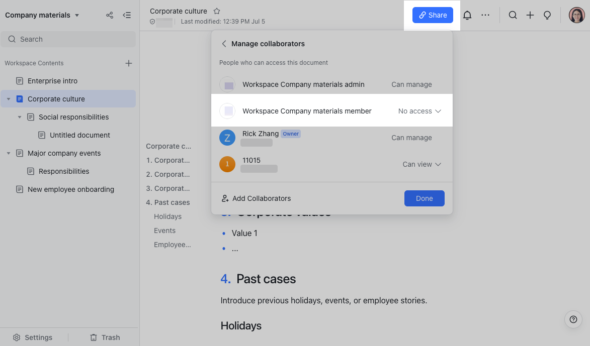 Overview of Wiki permissions