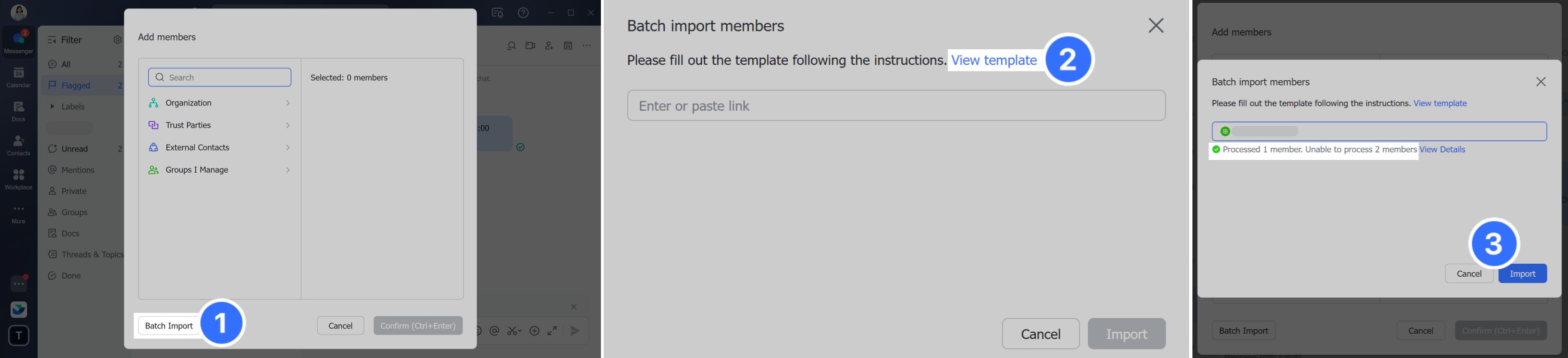 Messenger Change Log
