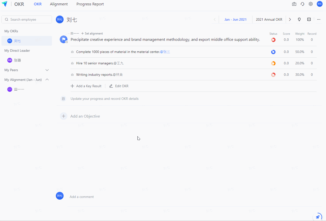 Feishu OKR User Guide