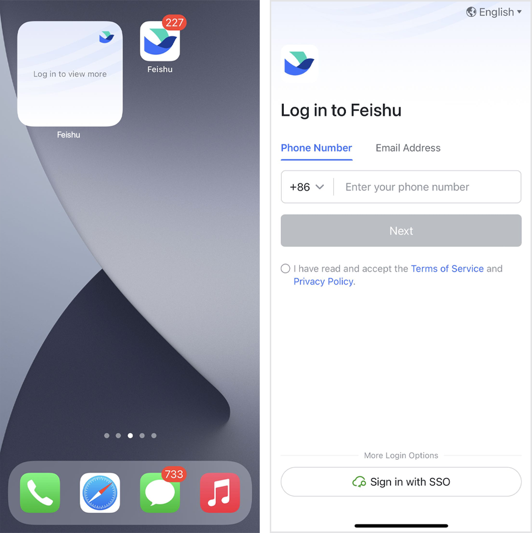 Use the Tasks widget on a mobile device