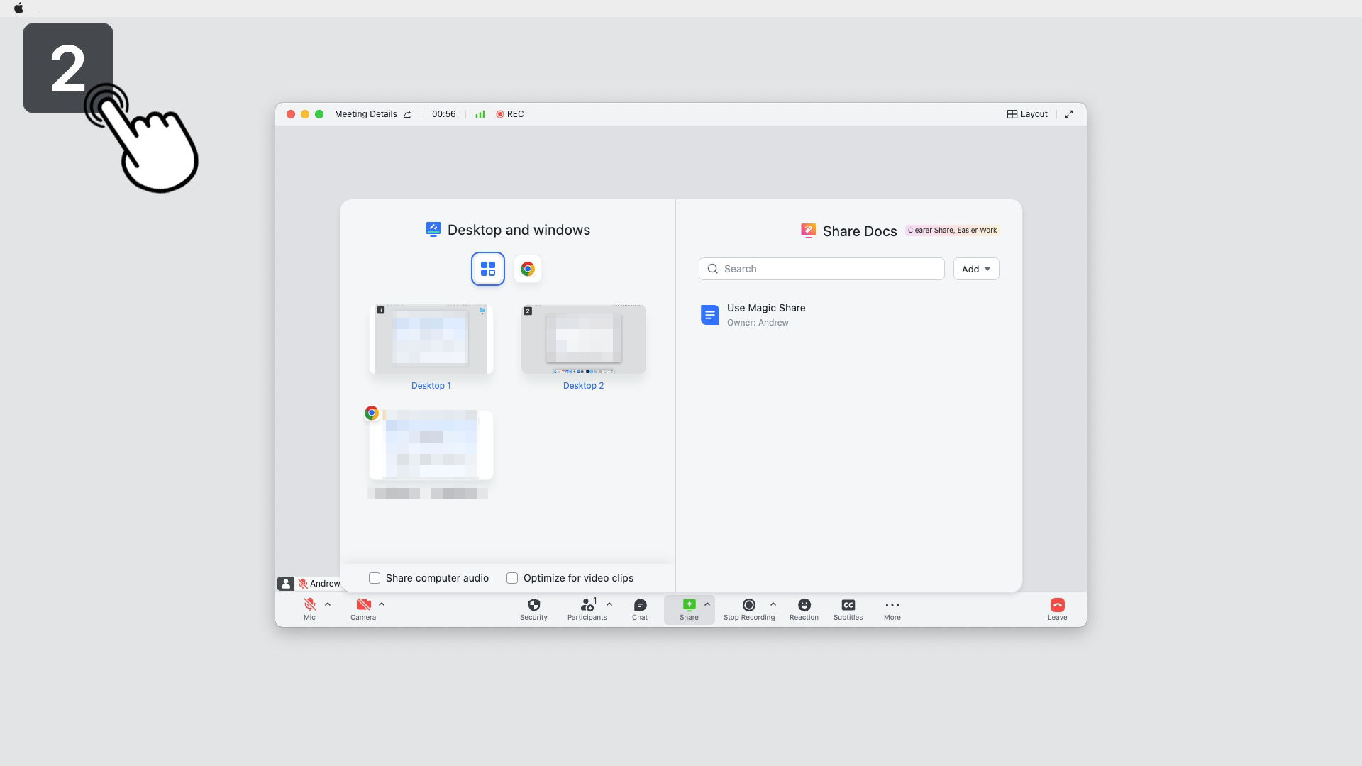 Meetings feature updates