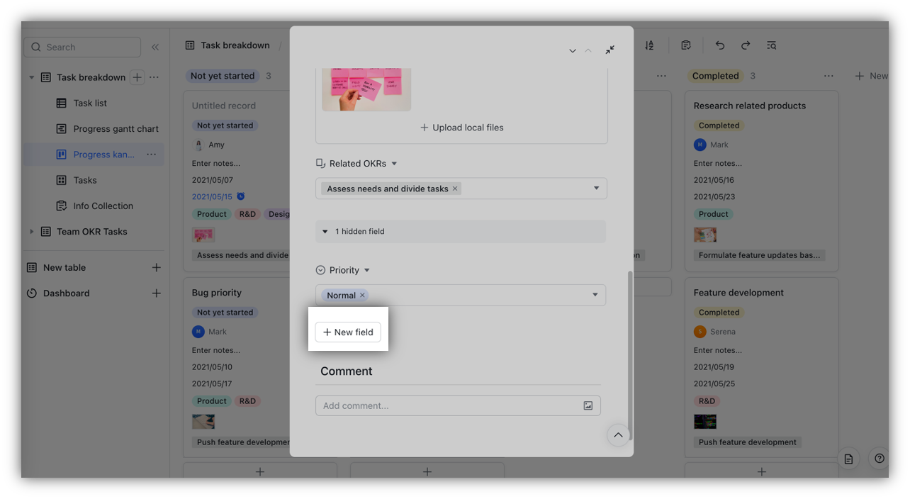 Use checkbox fields in Base