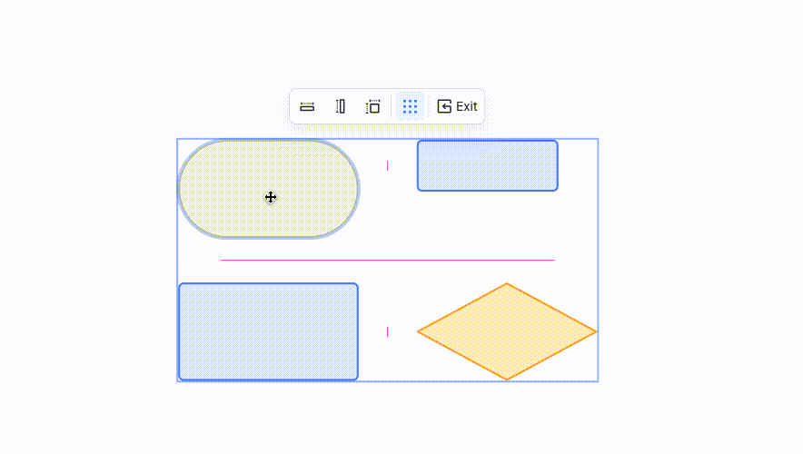 Batch edit shapes on a board