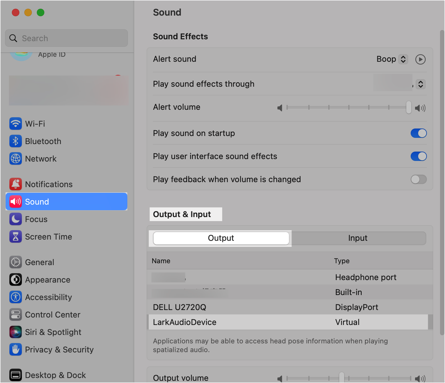 Toubleshoot sound issues during screen-sharing