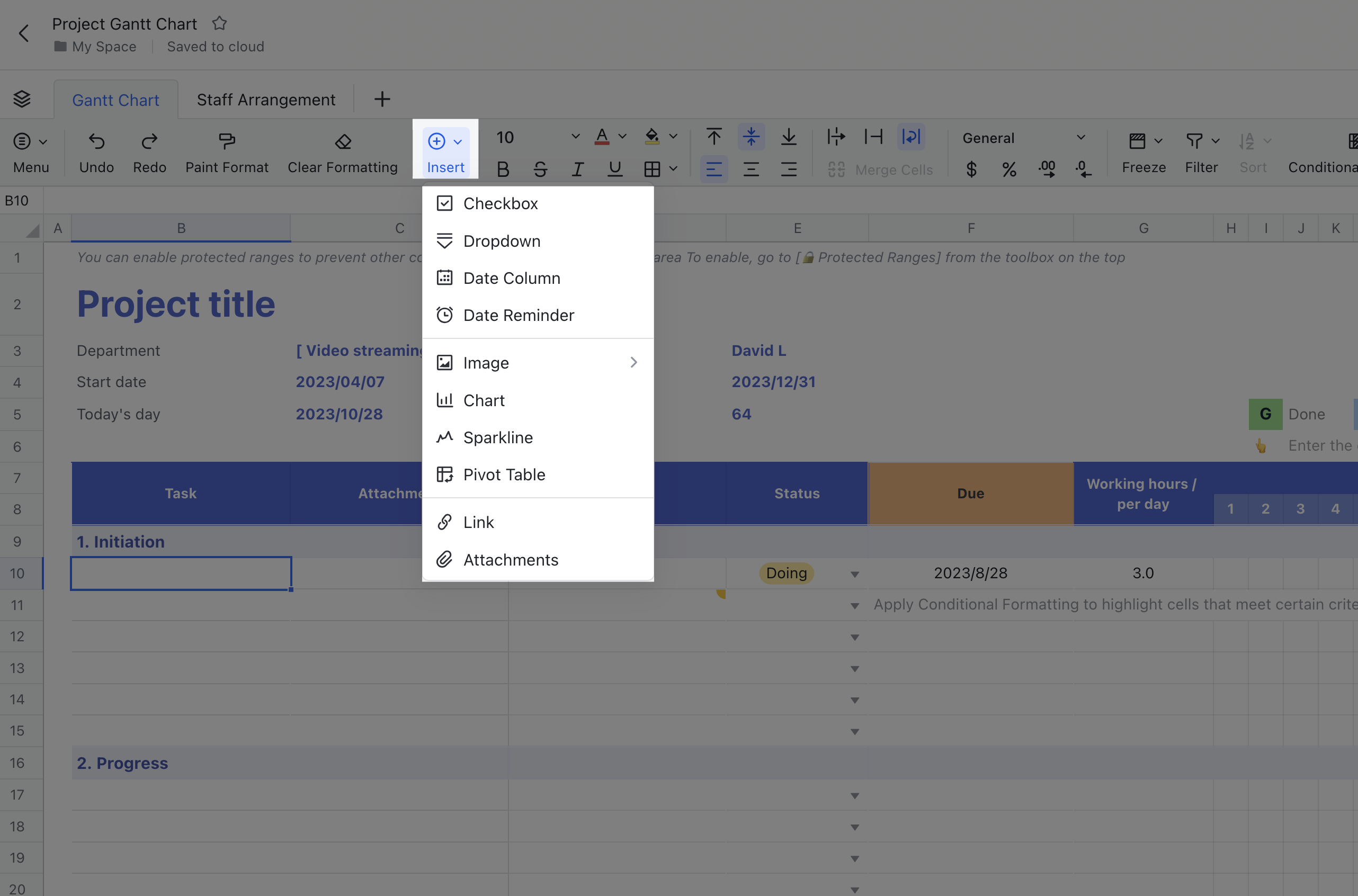 Get started with Sheets