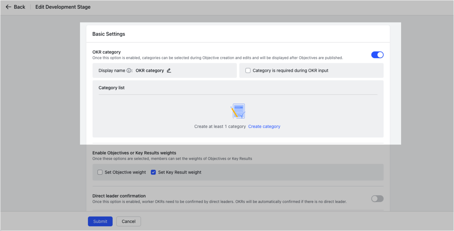 Feishu OKR administrator guide