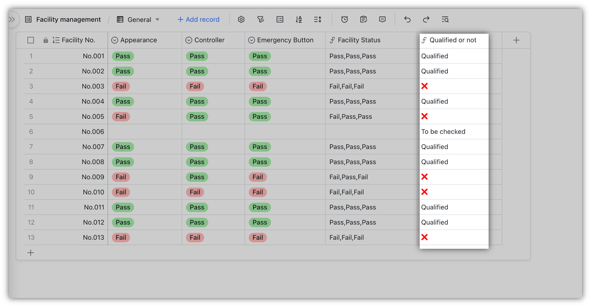 Use the LIST function for Base
