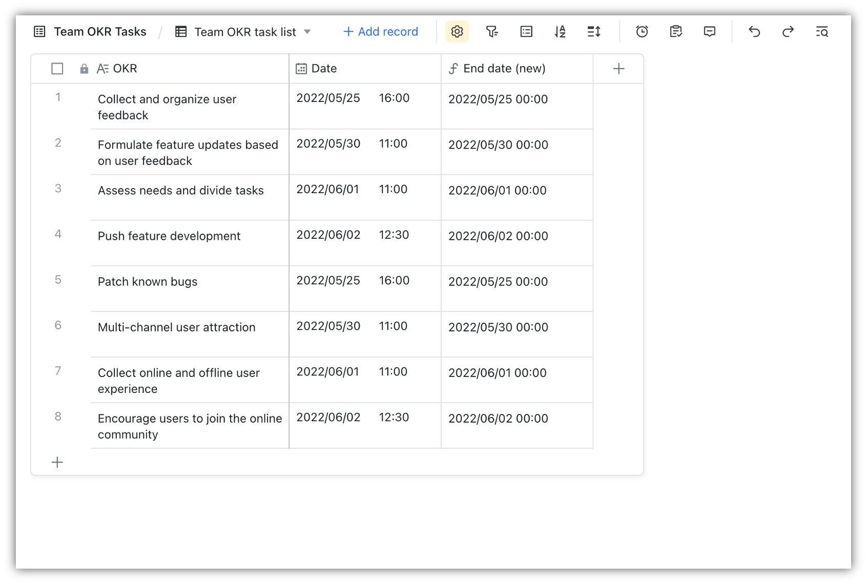 Use lookup fields in Base
