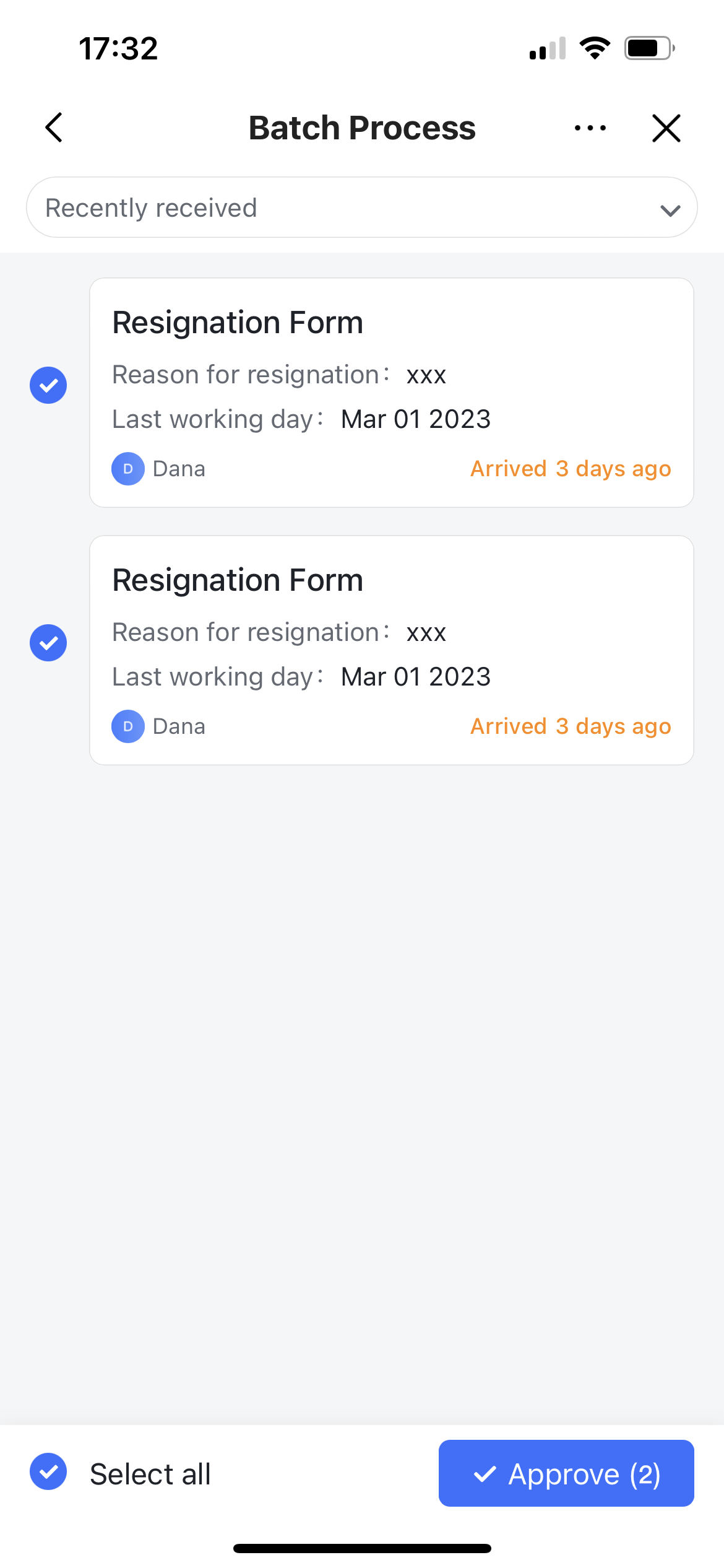 Admin | Set approvers for batch approvals