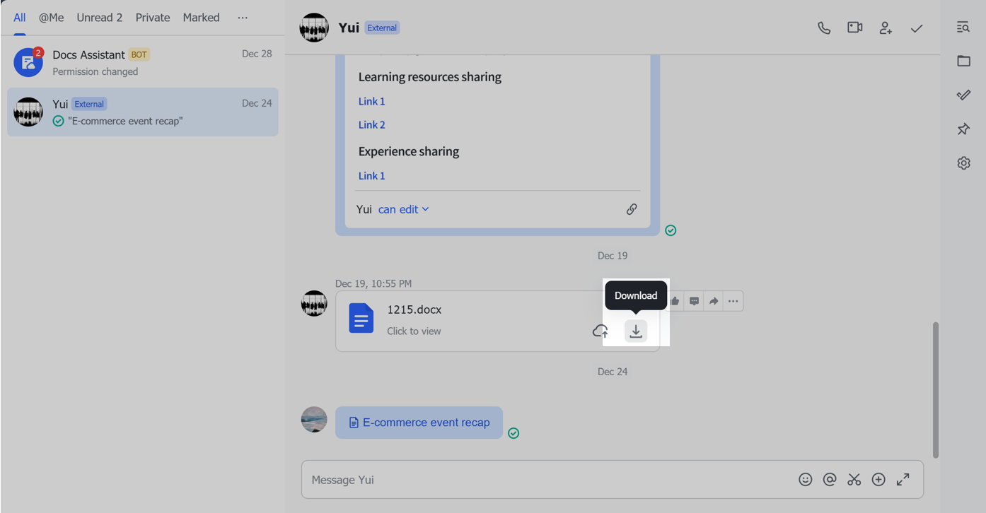 Download files and view task manager