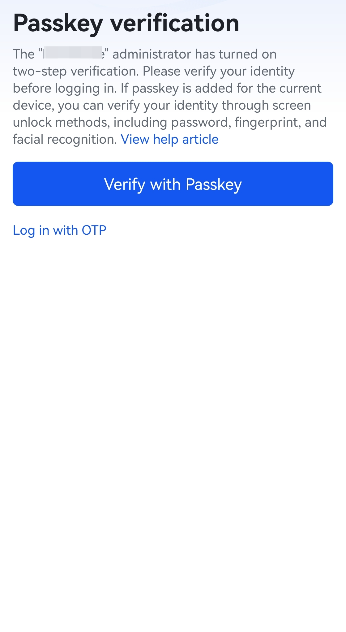 Add passkey