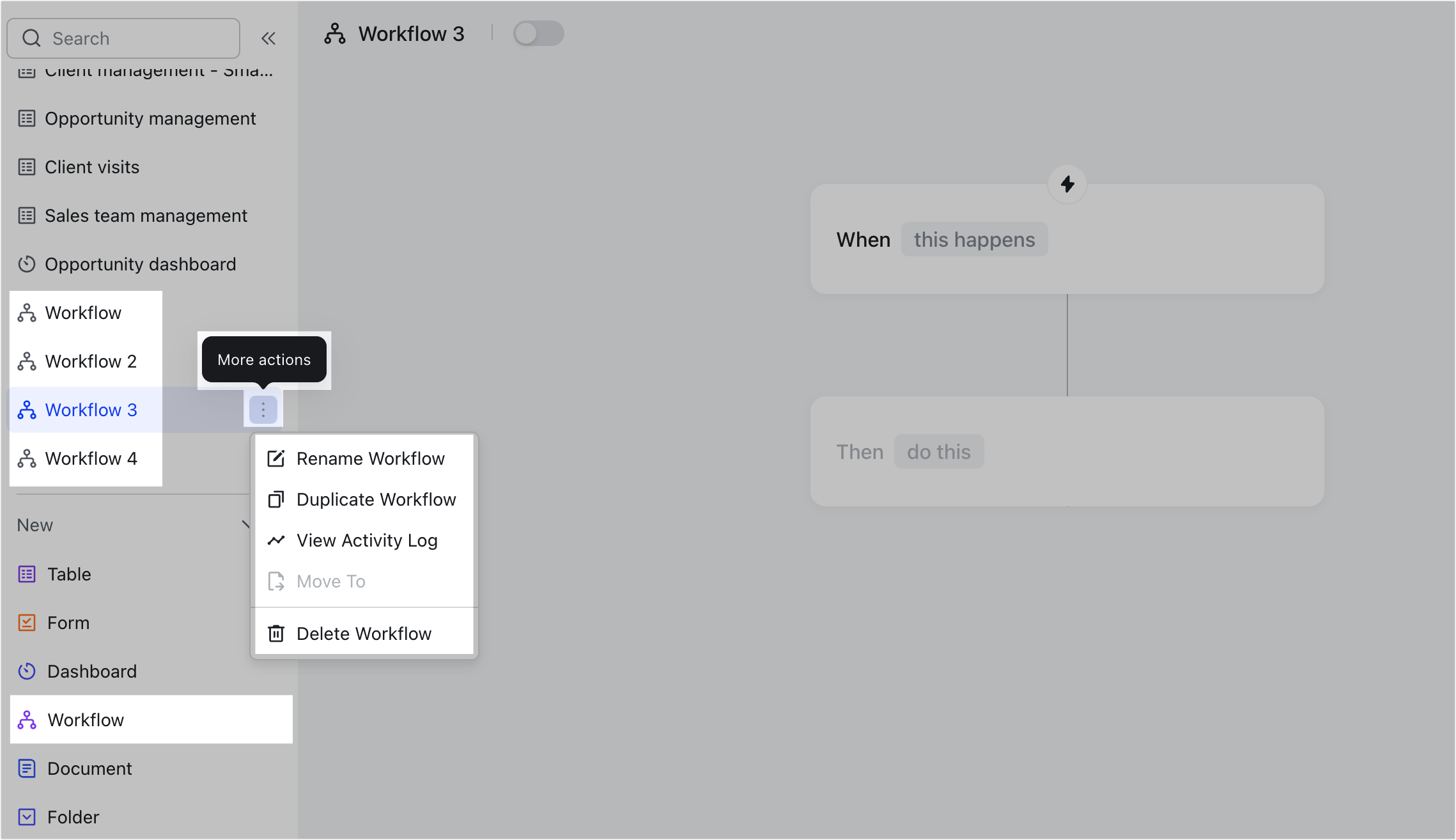 Use workflows in Base