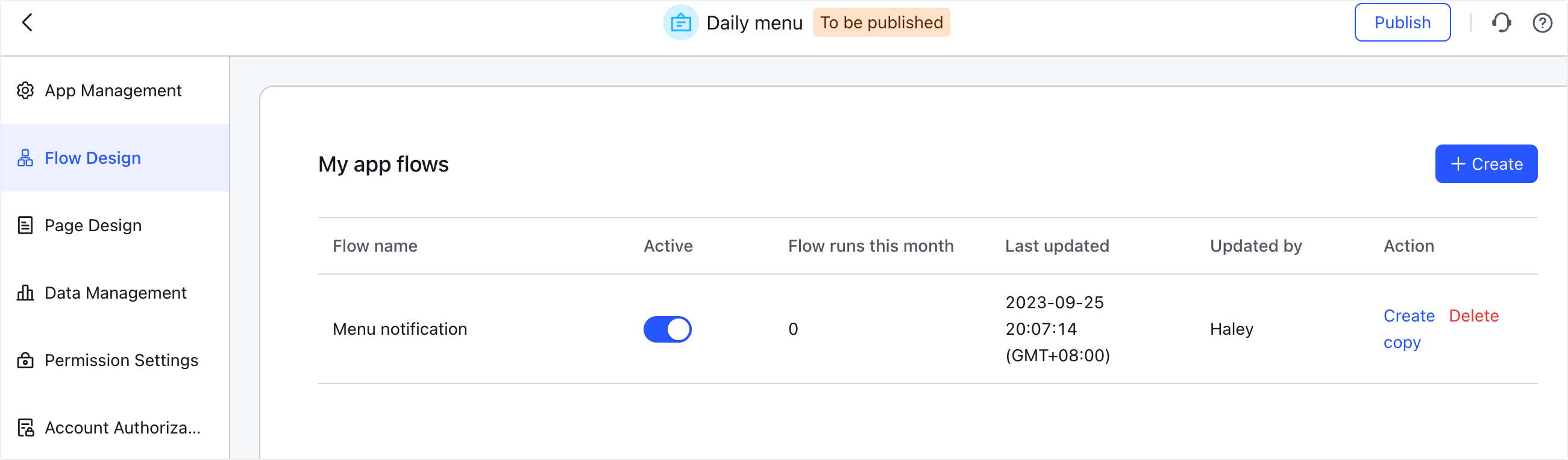 Use the Daily Menu bot