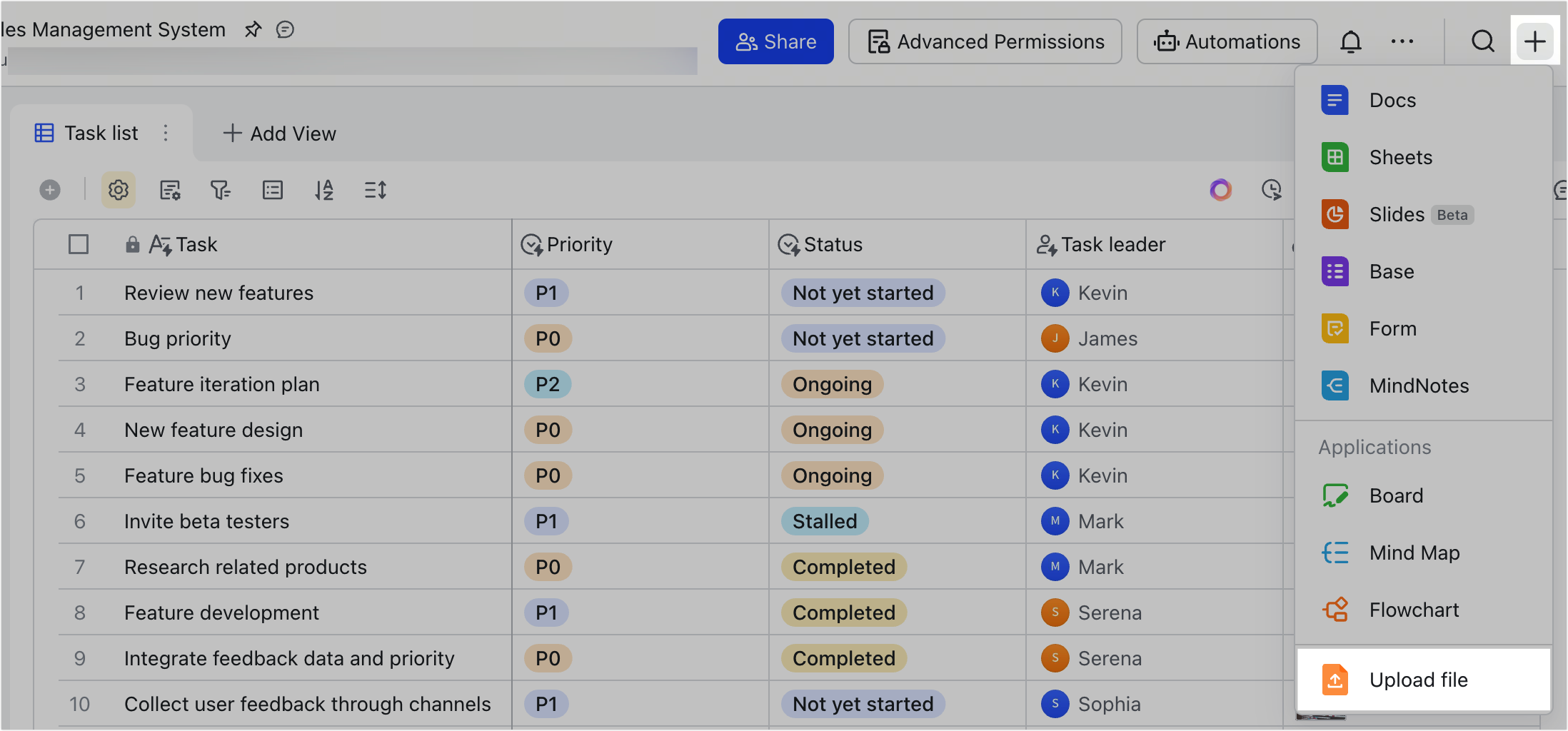 Import and export Base