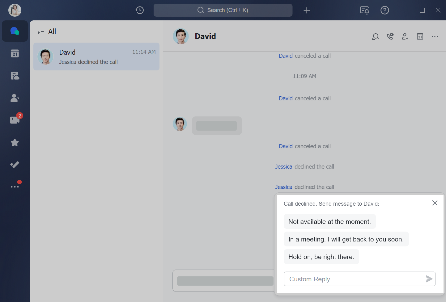 Meetings feature updates