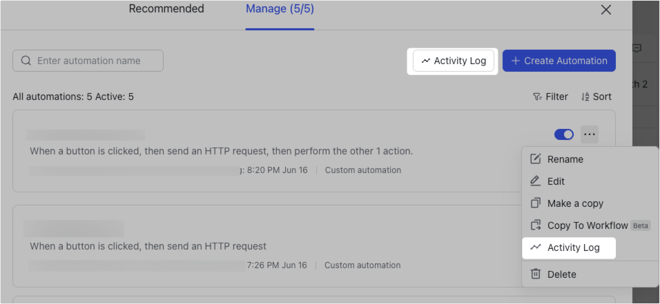 Use Automations in Base