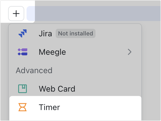 Insert timers in Docs